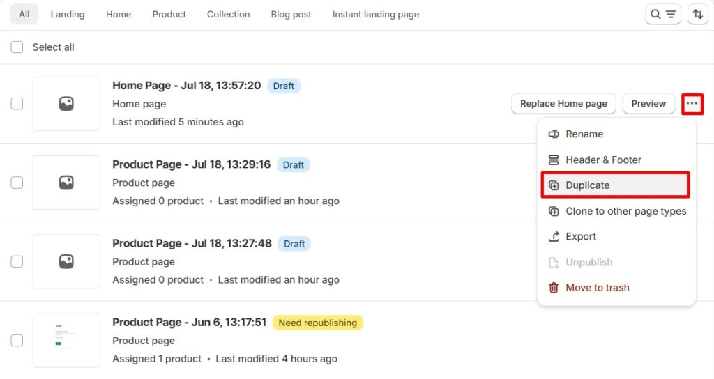 Basic Settings of a Page - Help Center