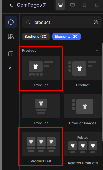 Product View More Element - Help Center