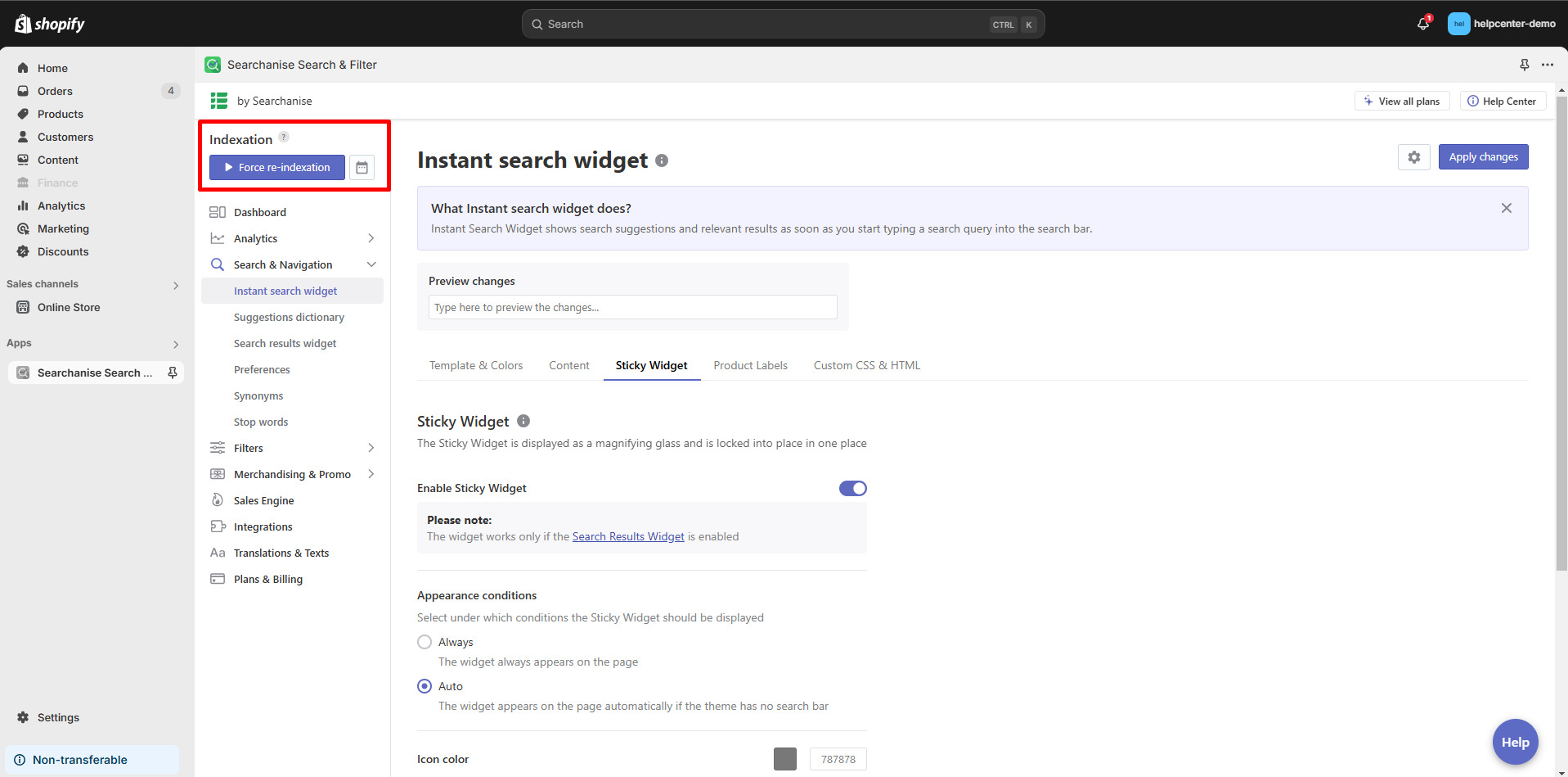 Searchanise Search & Filter - Help Center