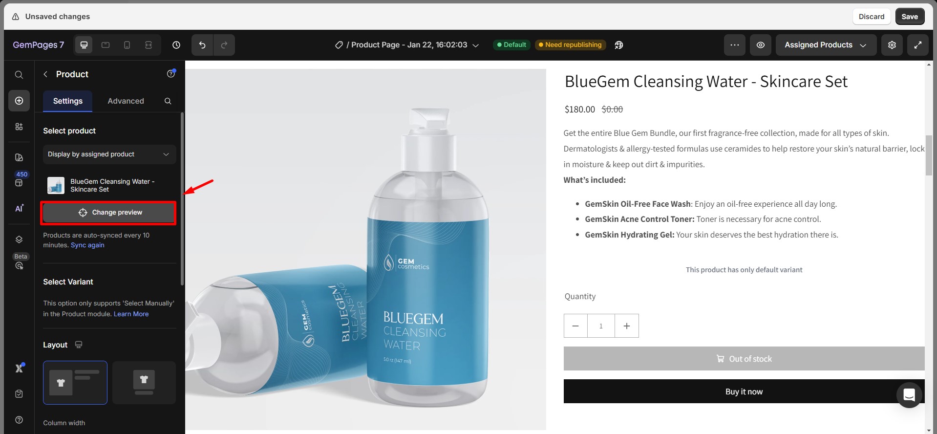 Product Element - Help Center