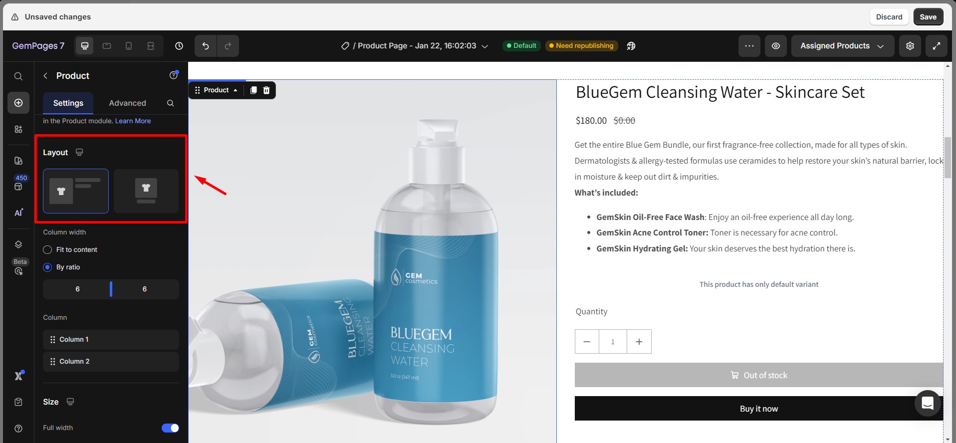 Product Element - Help Center