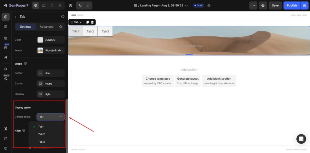 Tab Element - Help Center
