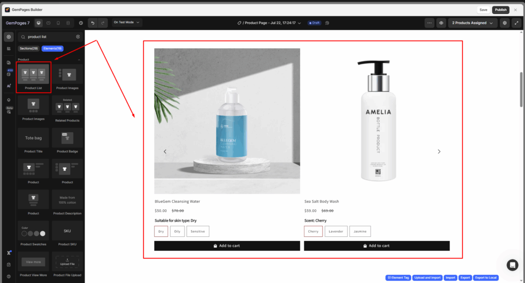 Product List Element - Help Center