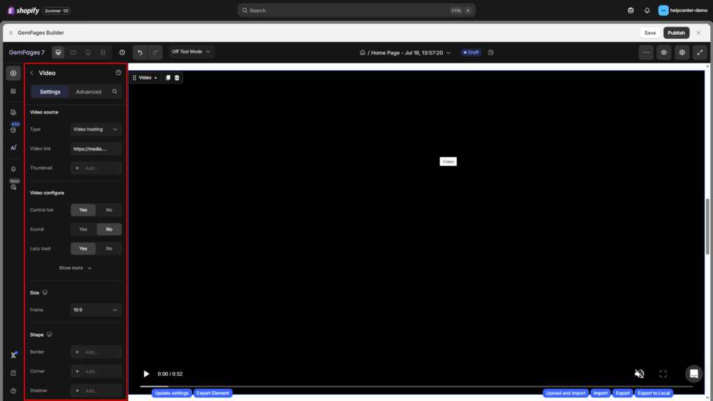 Video Element - Help Center