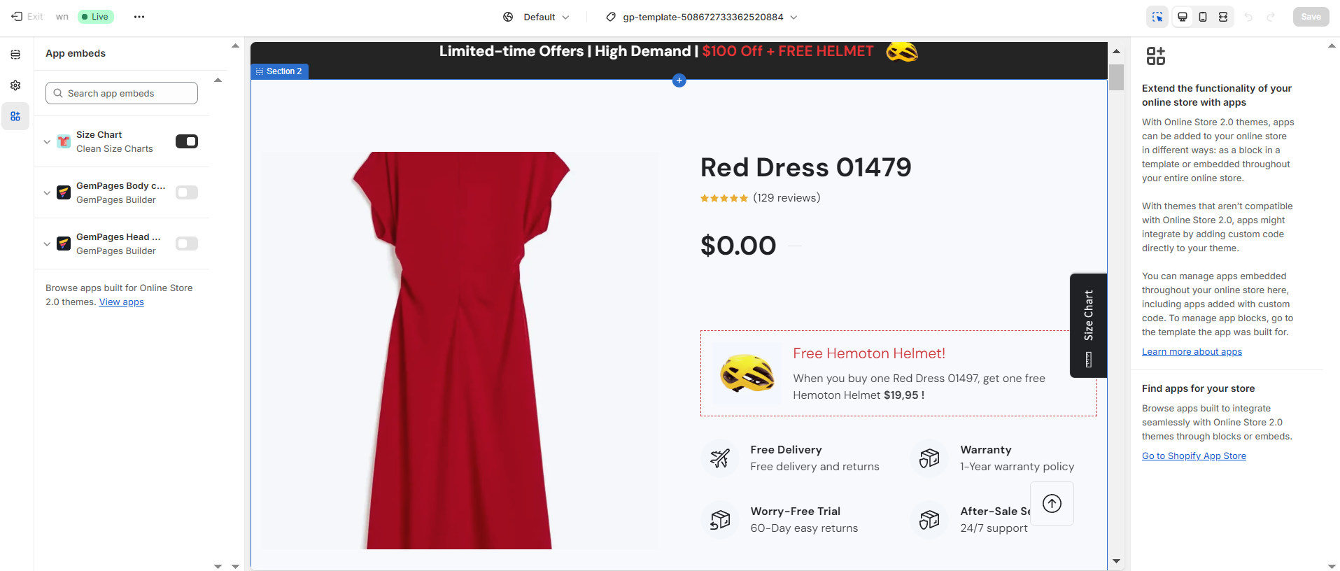 [V7] Clean Size Chart: Size Guide
