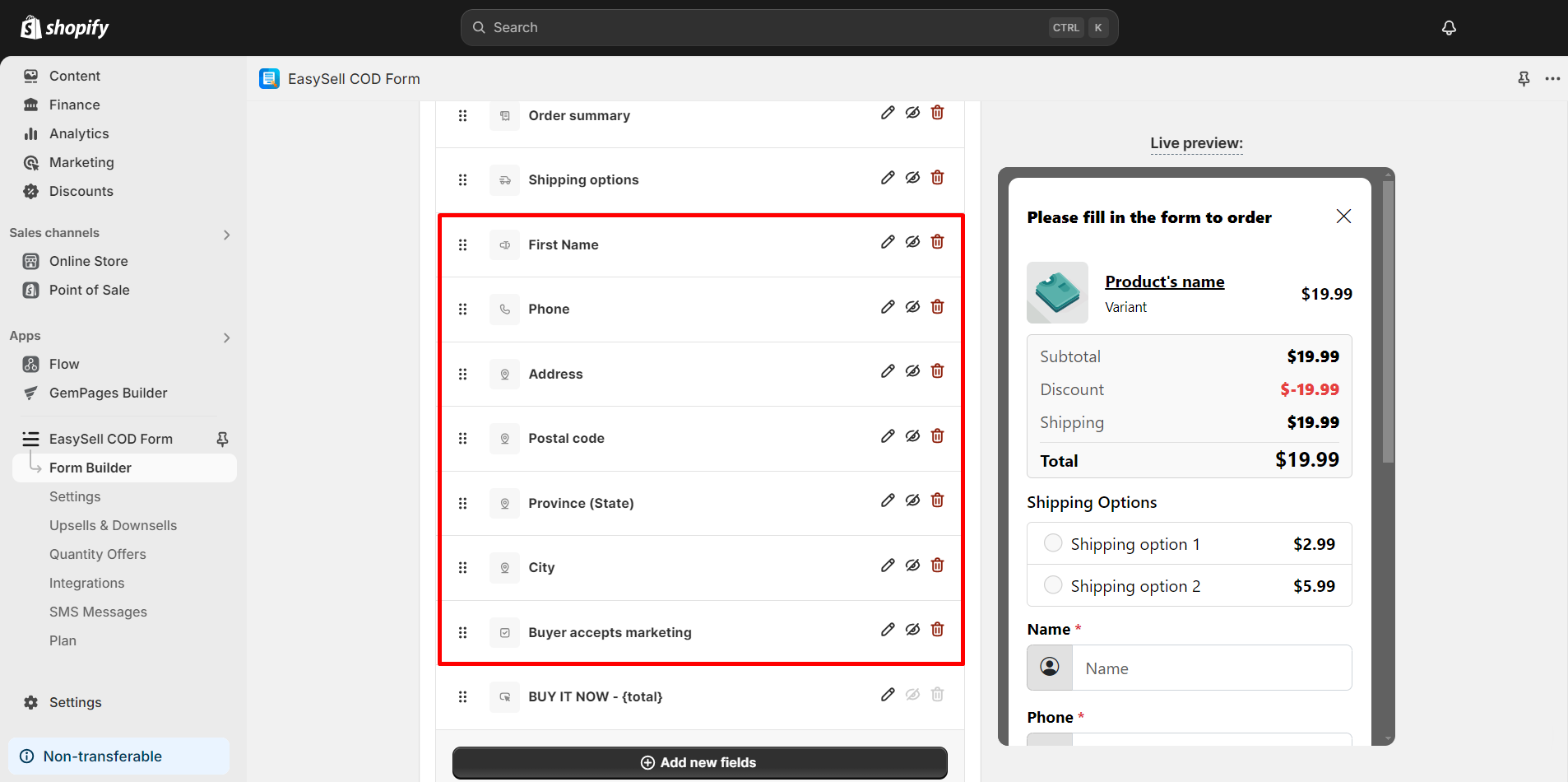 EasySell COD-Formular und Upsells – Hilfecenter