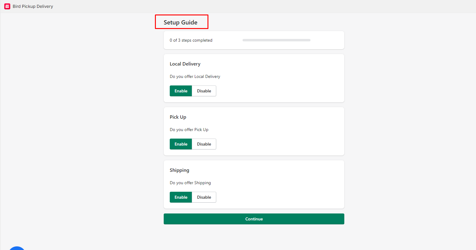 Bird Pickup Delivery Date - Help Center