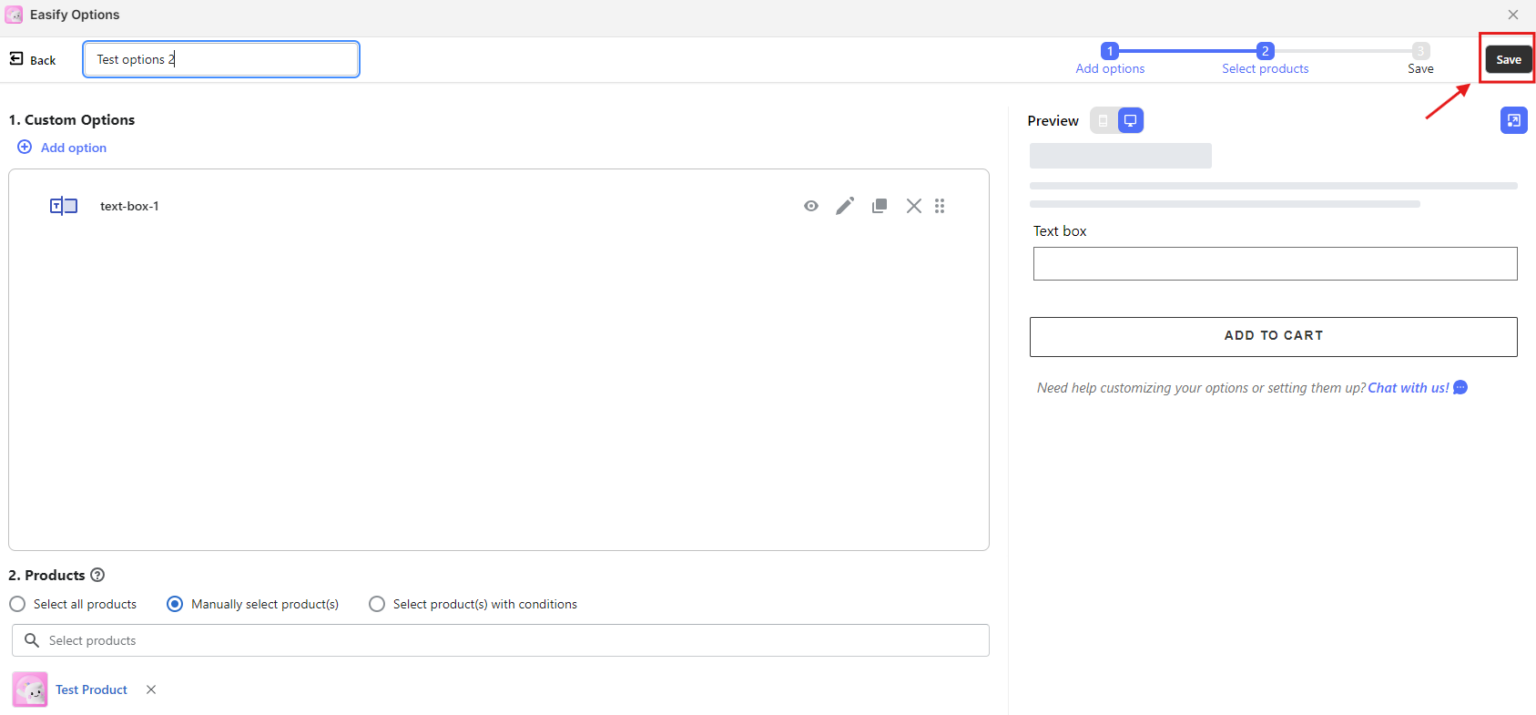 Easify Product Options Variant - Help Center