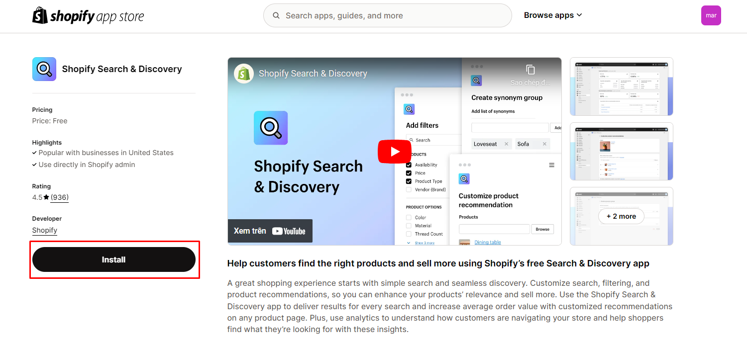 Shopify Search & Discovery - Help Center