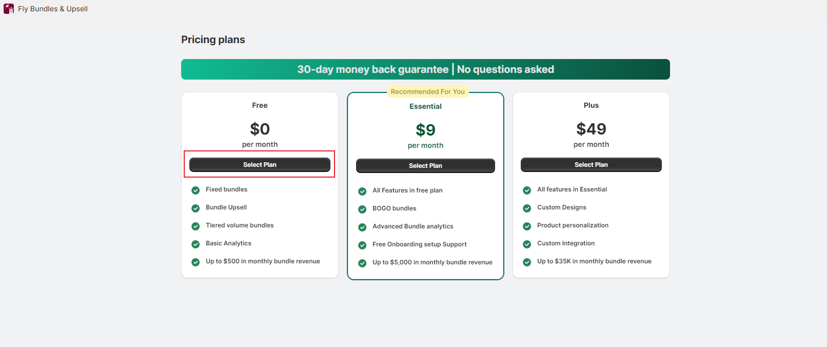 Fly: Bundles, Upsells & FBT - Help Center
