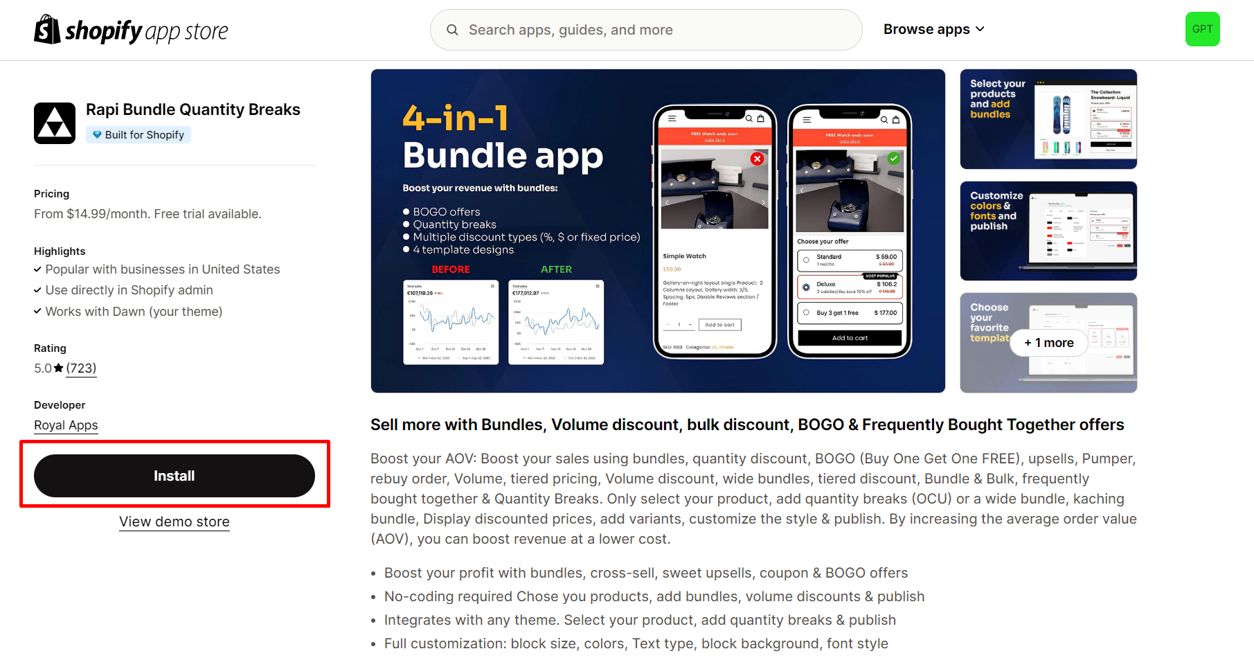 Rapi Bundle Quantity Breaks - Help Center