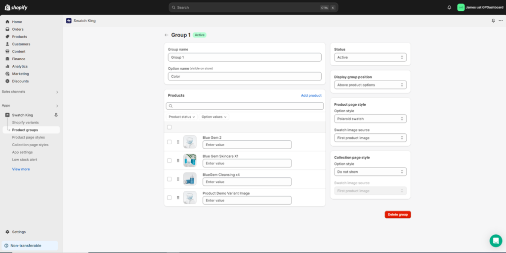 Swatch King: Variants Options - Help Center