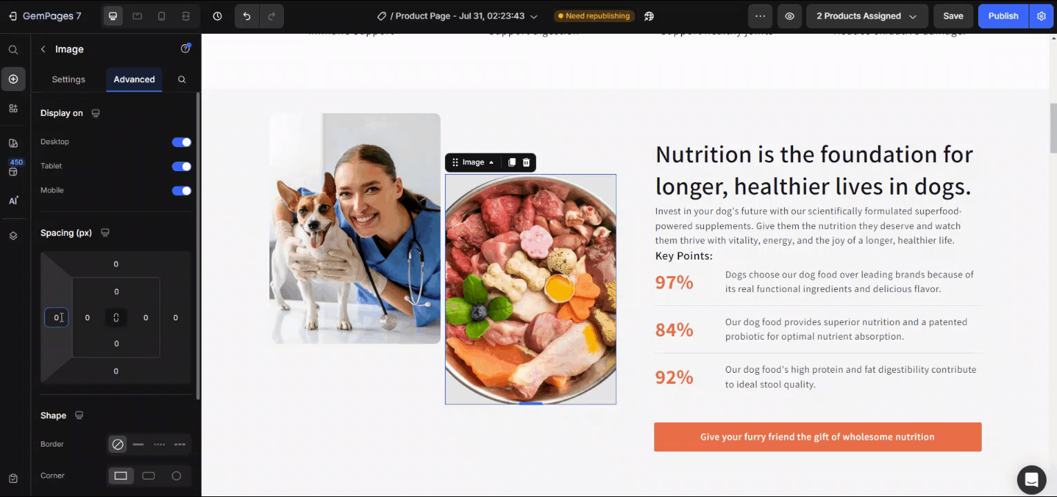Add Negative Margin to An Element or Section - Help Center