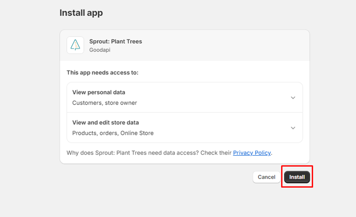 Sprout: Plant Trees Grow Sales - Help Center