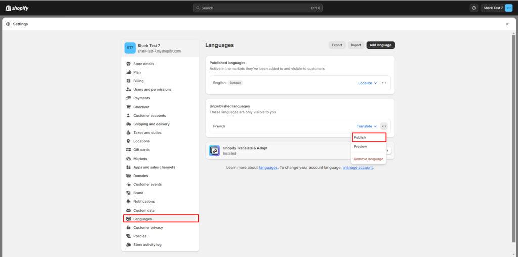 How to Translate GemPages Pages in Shopify - Help Center