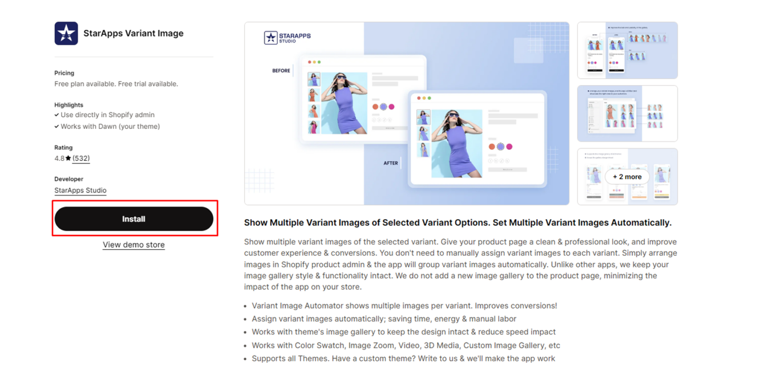 StarApps 变体图像 - 帮助中心