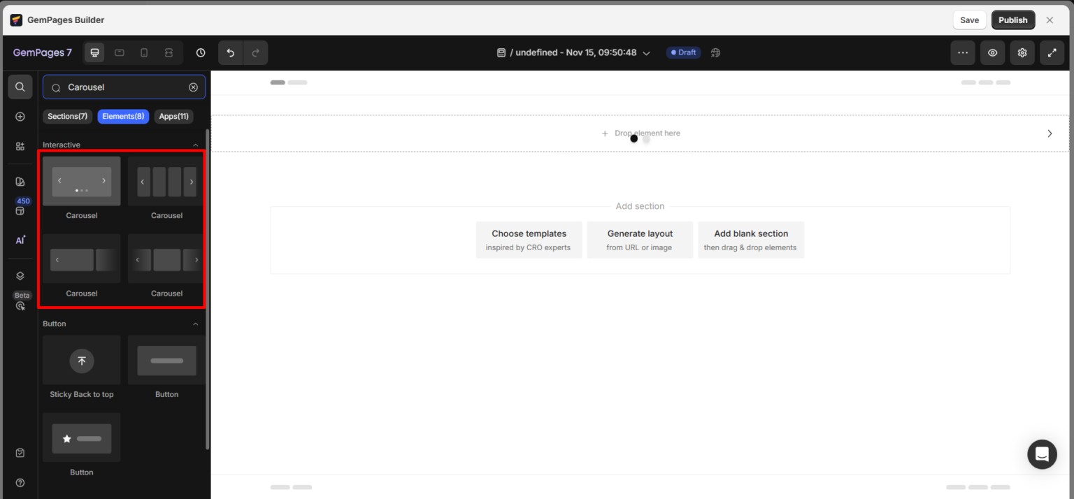 Design Slideshow with Hero Banner & Carousel Element - Help Center