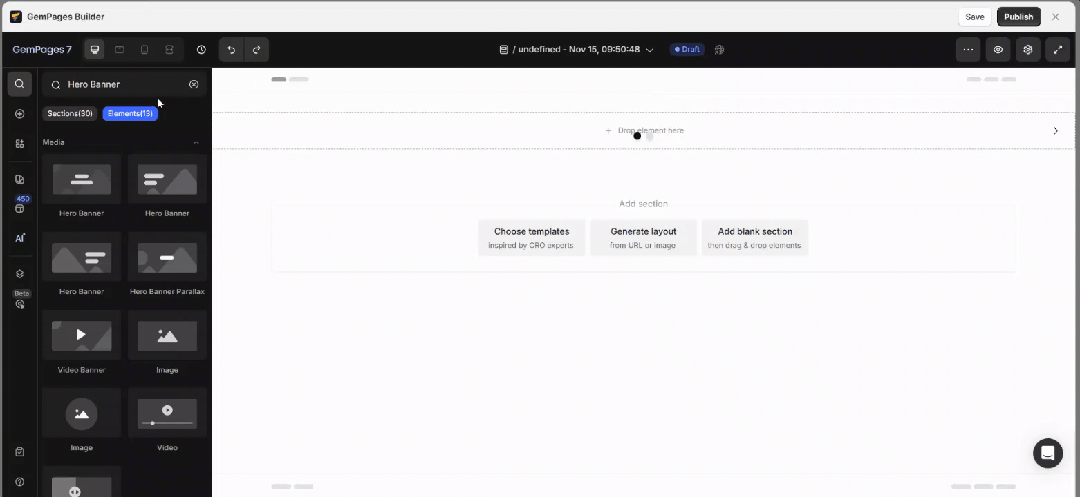 Design Slideshow with Hero Banner & Carousel Element - Help Center