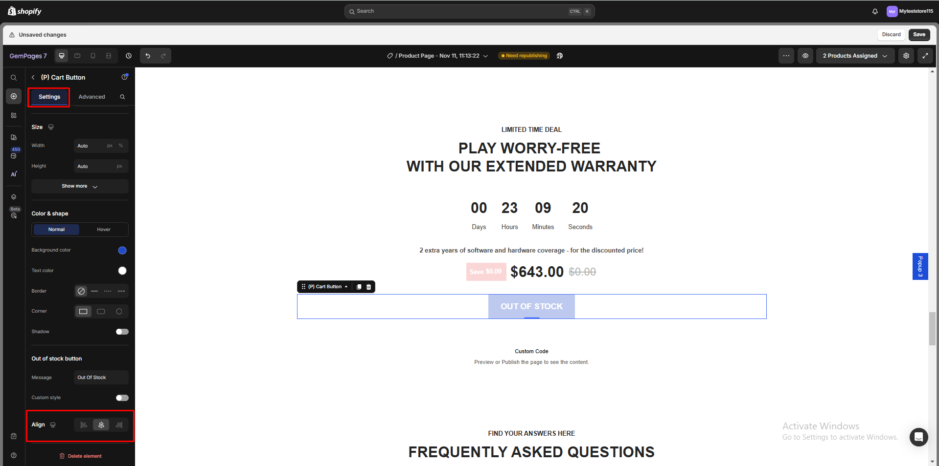 How to Align Element? - Help Center