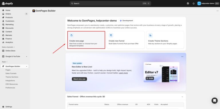 Create a New Product Page - Help Center