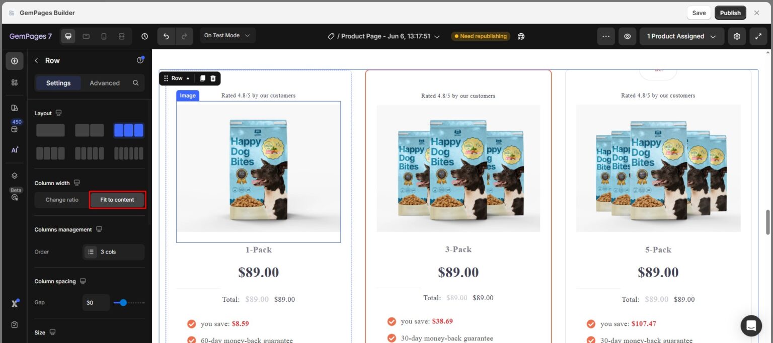 Change the Size of Column - Help Center