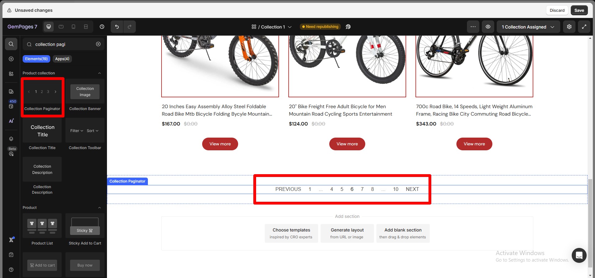 Add Collection Pagination with Collection Paginator Element - Help Center