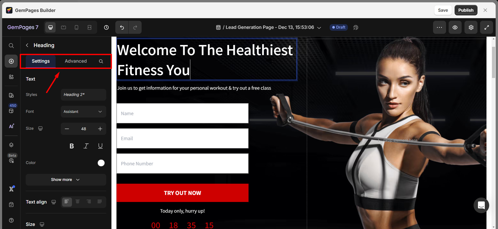 Create a Lead Gen Landing Page - Help Center