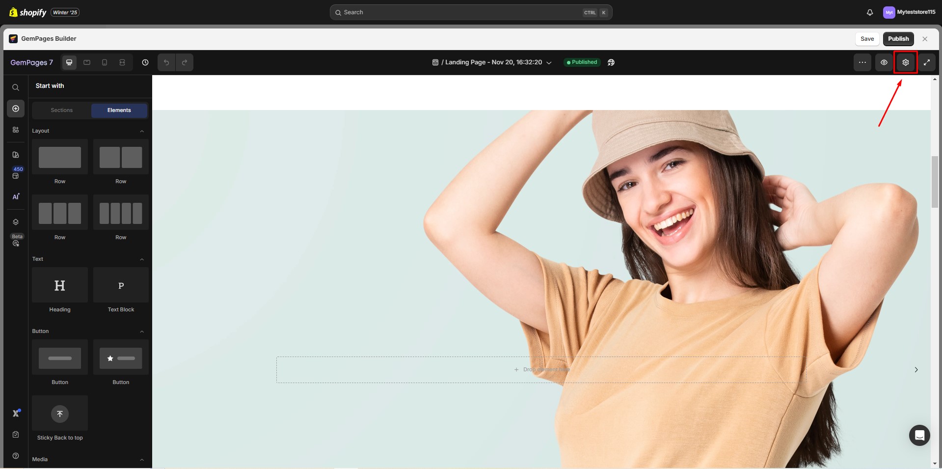 Make the Page Live on the Store - Help Center