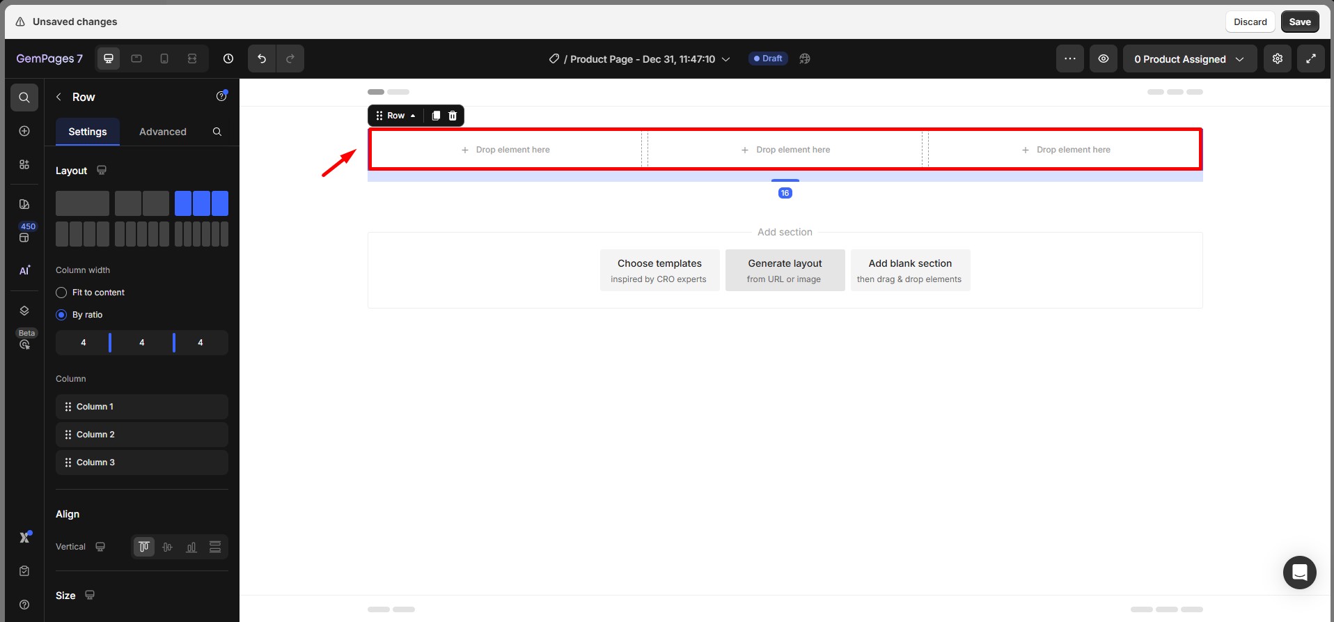 Set Background for Column Inside Row - Help Center