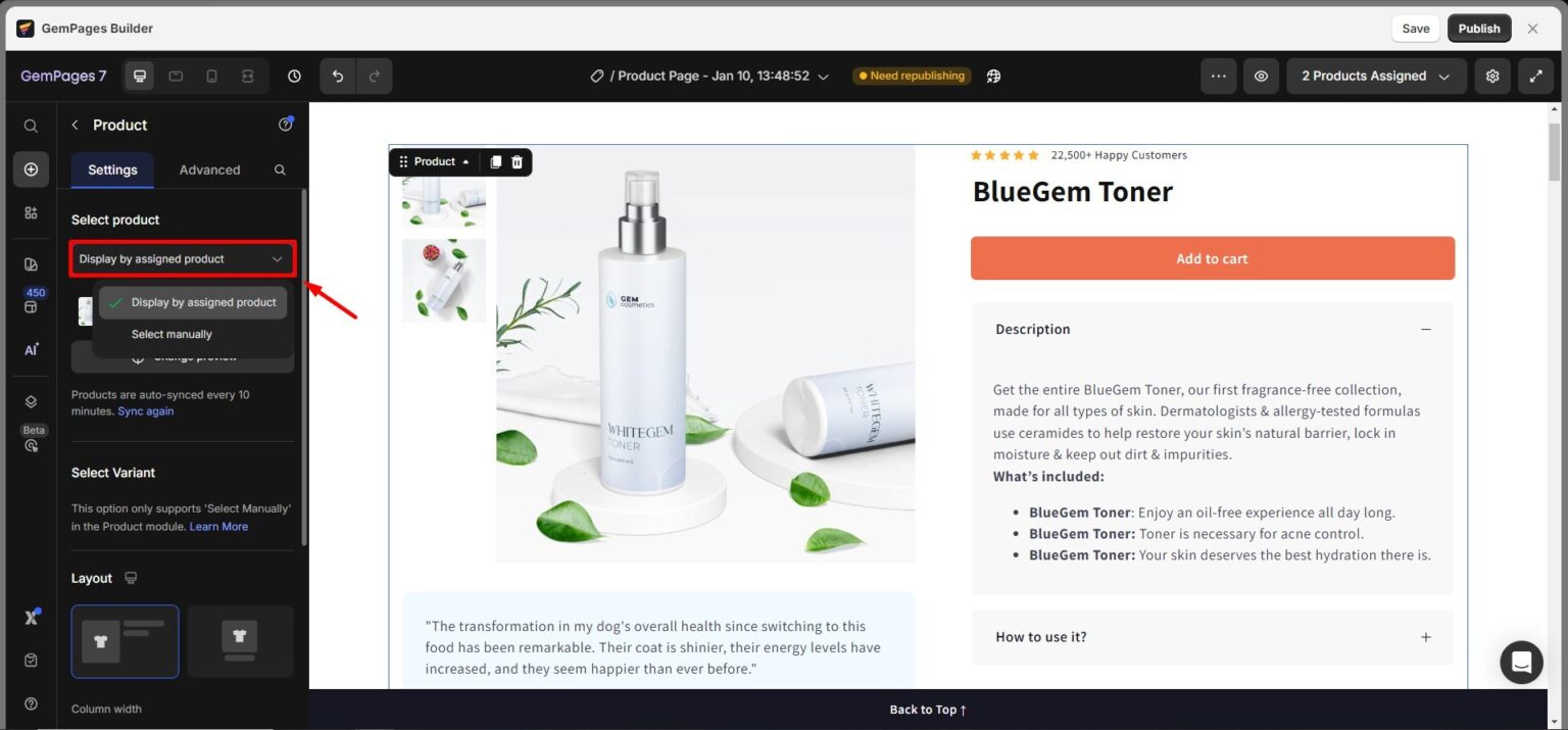 Why My Product Page Not Showing Products? - Help Center
