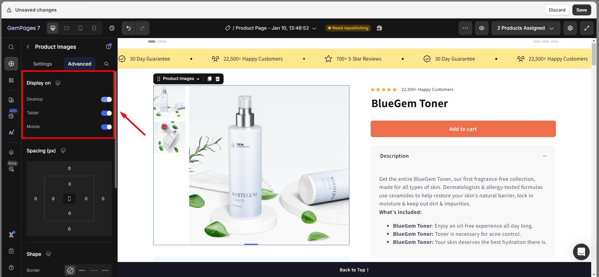 Pourquoi ma page produit n'affiche-t-elle pas de produits ? - Centre d'aide