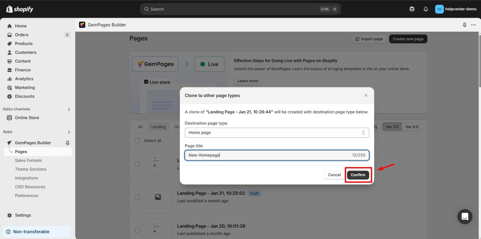 How to Set Your Landing Page as the Homepage - Help Center