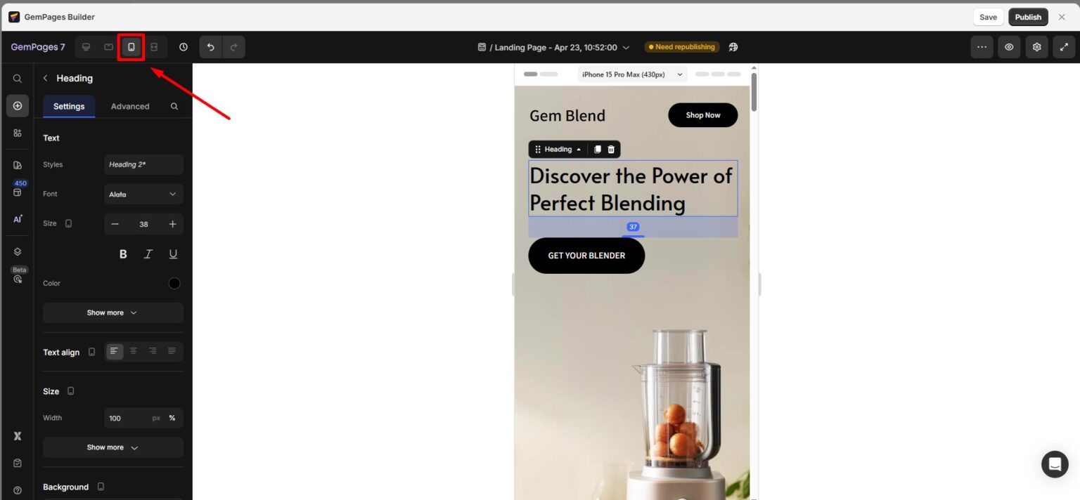 Set Different Font Sizes on Desktop and Mobile - Help Center