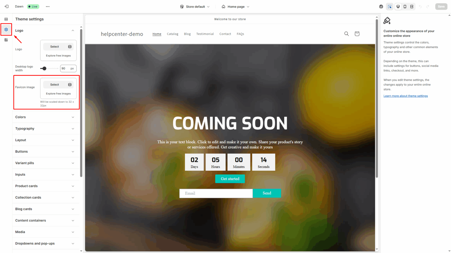 Change a Favicon in Shopify - Help Center
