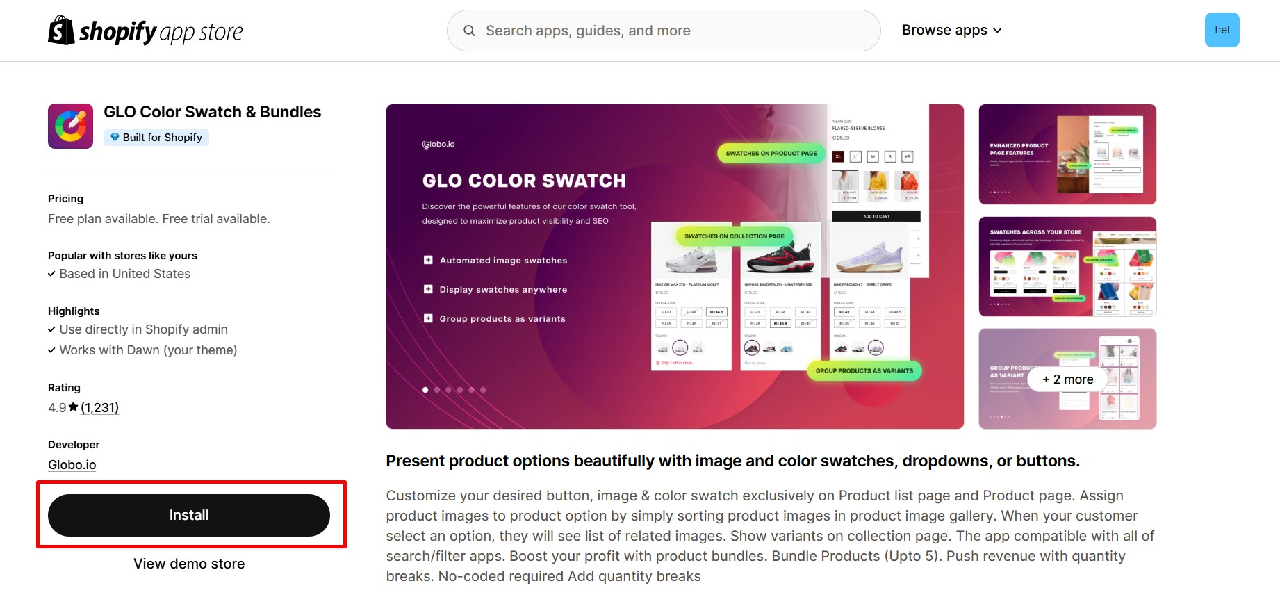 GLO Color Swatch & Bundles - Help Center