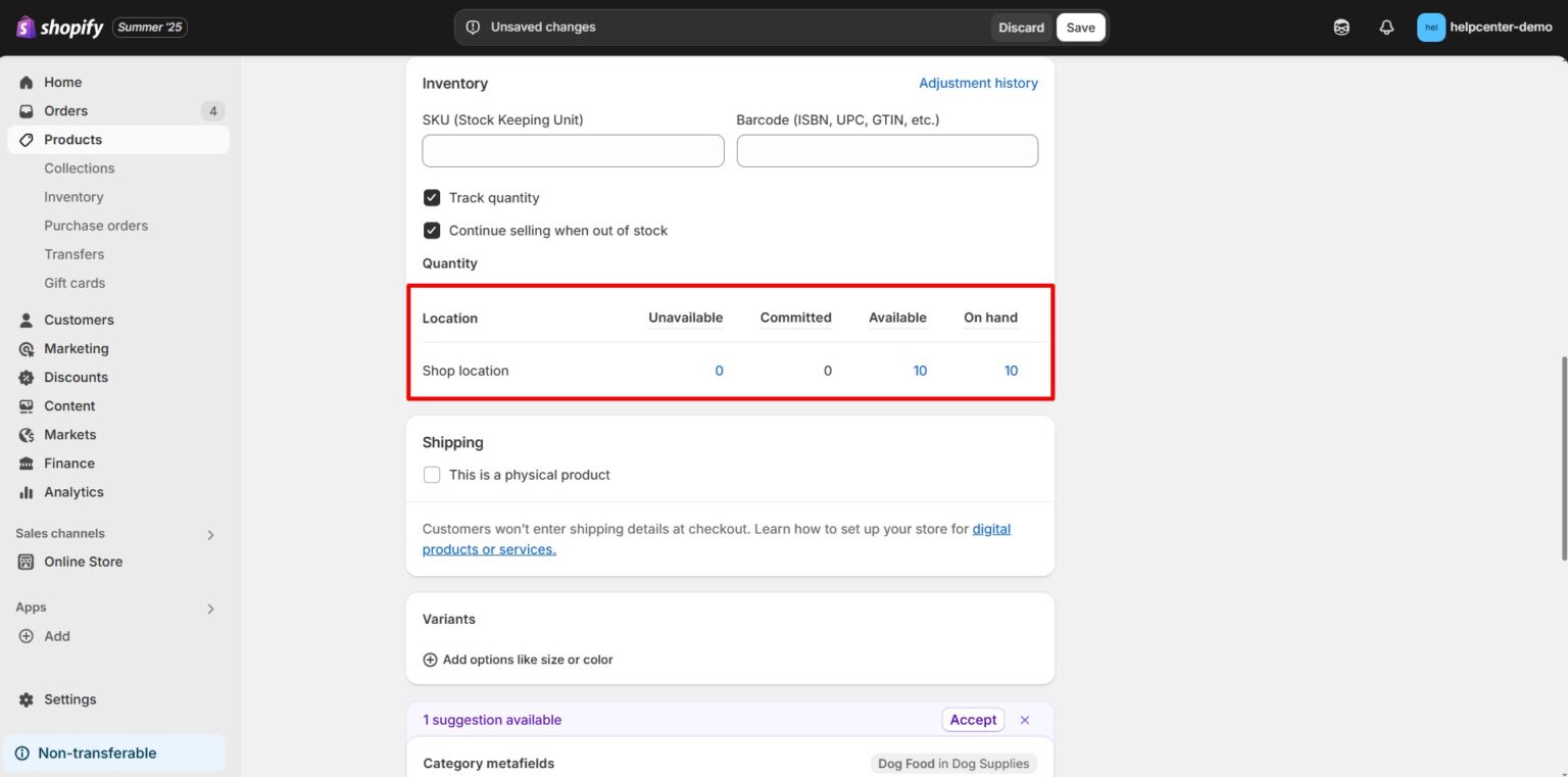 Shopify Inventory: How to Manage and Track Stock Effectively - Help Center