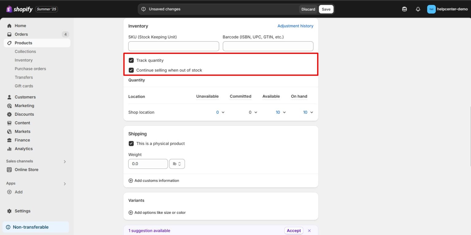 Shopify Inventory: How to Manage and Track Stock Effectively - Help Center