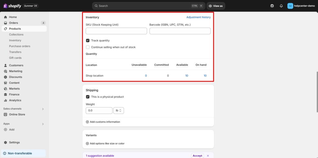 Inventario de Shopify: Cómo gestionar y controlar el stock eficazmente ...